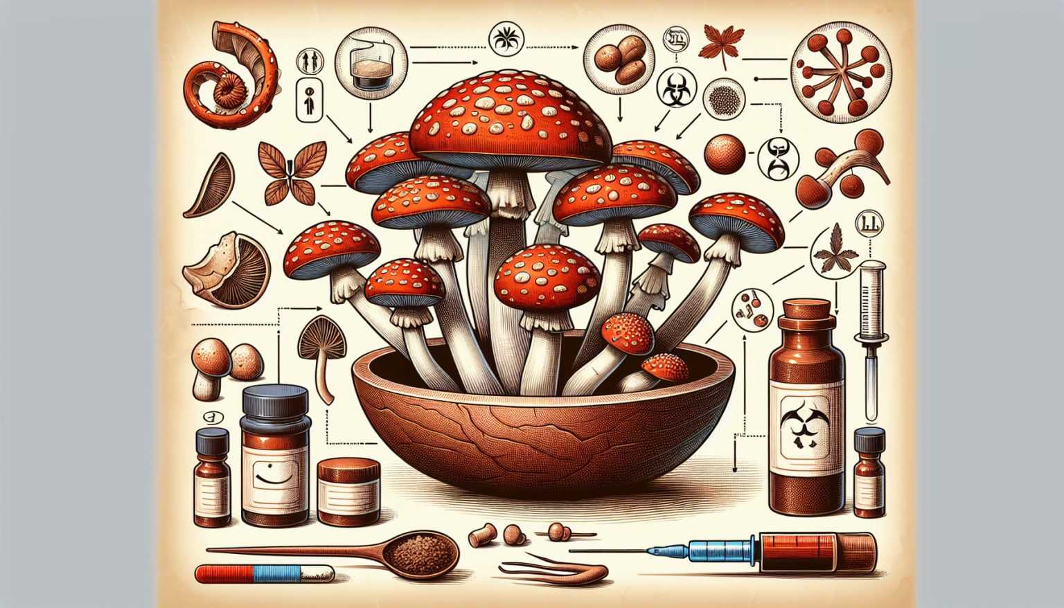ᐈ Discover the secrets of medicinal toadstools: the colors will amaze ...